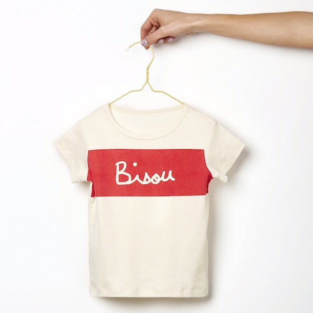 Mathilde Cabanas - Tee-shirt BISOU imprimé – Chérie Chéri Rennes