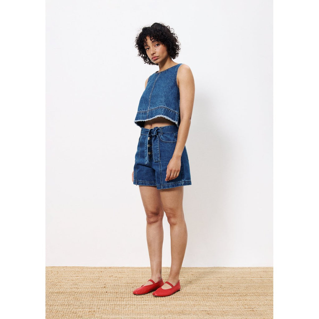 FNRCH - Top DAFNE Bleu Jean – Chérie Chéri Rennes